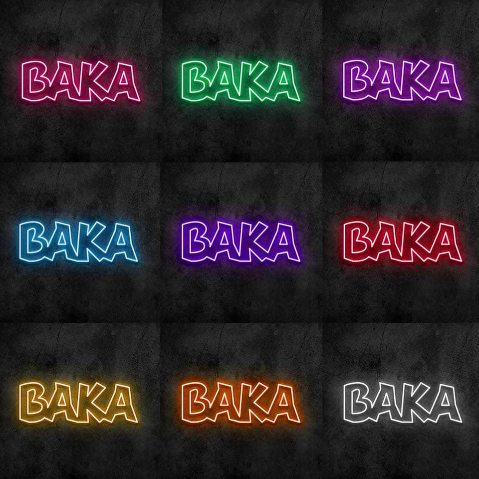 Baka Neon Sign – Canvas Freaks