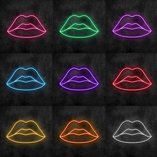 Pucker Up Neon Sign – Canvas Freaks