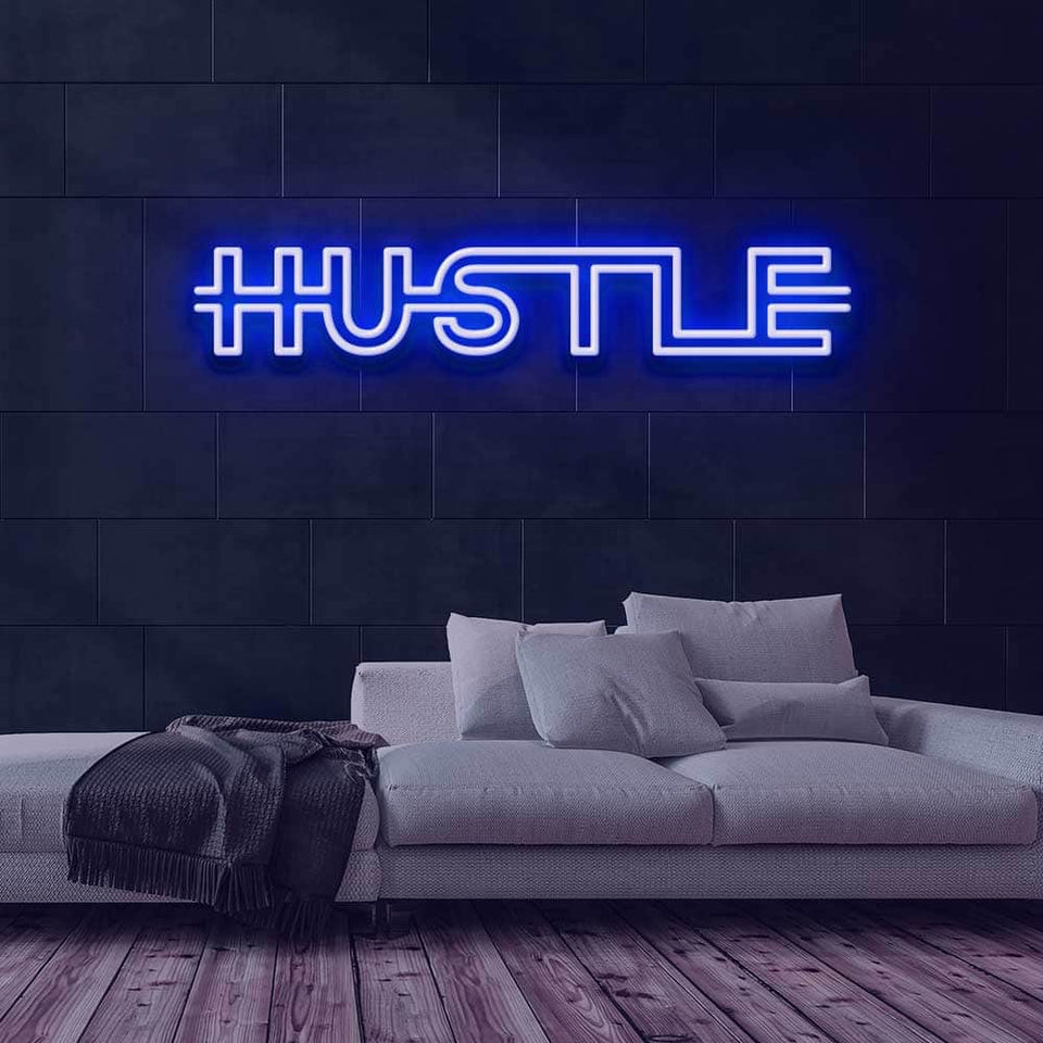 Modern Hustle Sign Neon Sign – Canvas Freaks
