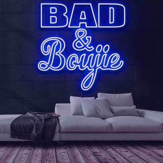 Bad and Boujie Neon Sign – Canvas Freaks