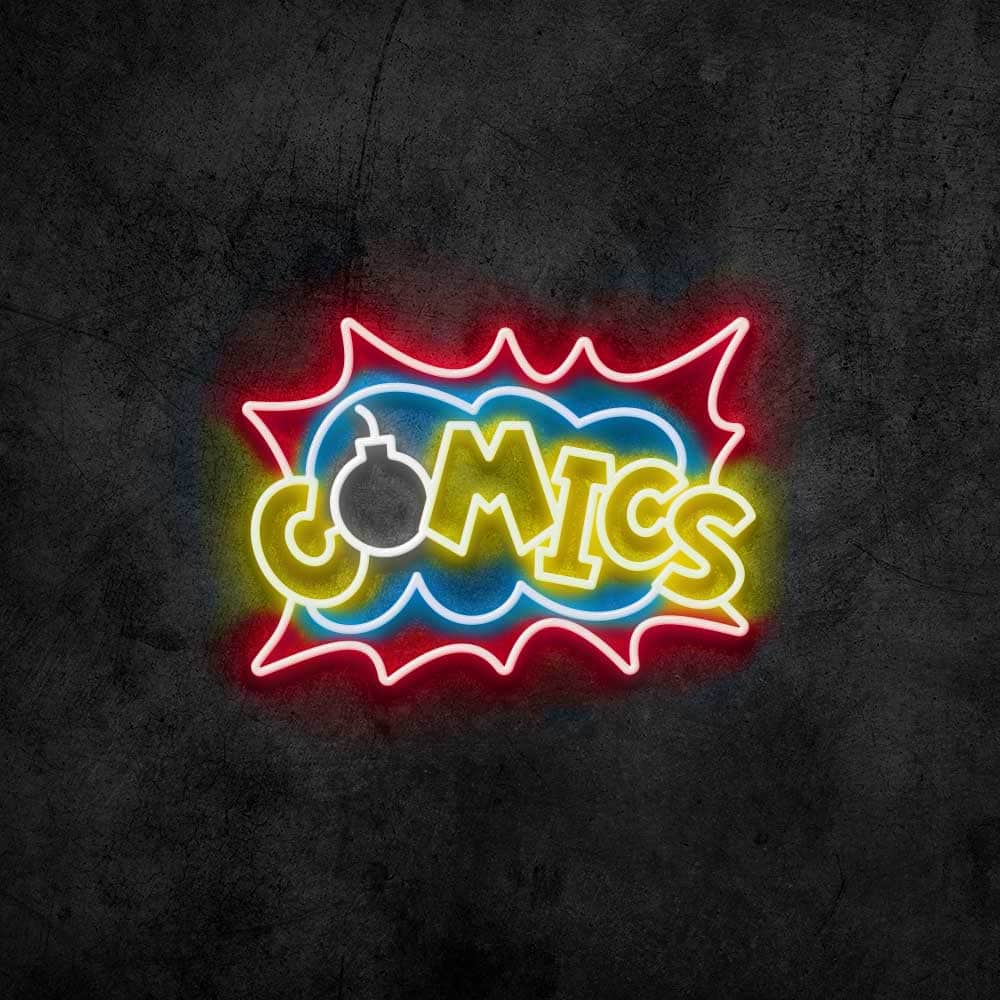 Comics Neon Sign – Canvas Freaks