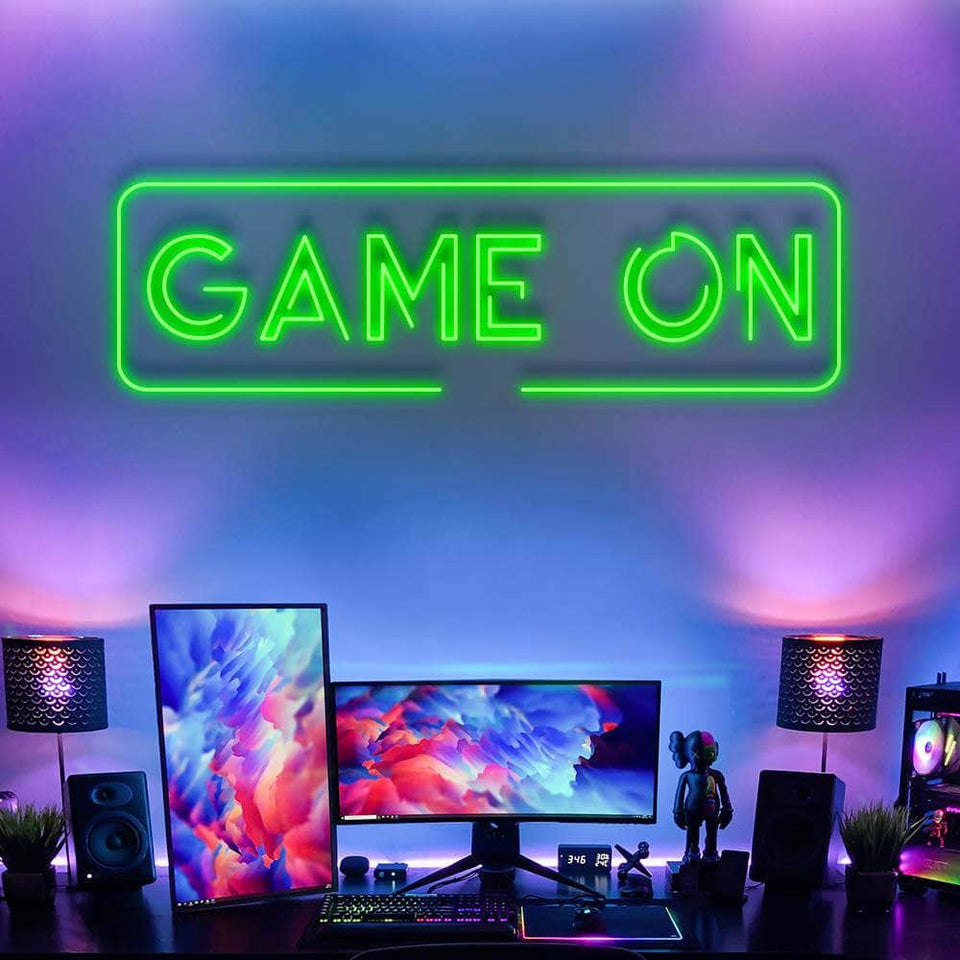 Game On Neon Sign – Canvas Freaks