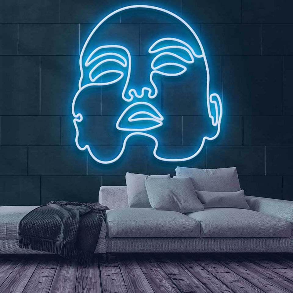 Face Neon Sign – Canvas Freaks