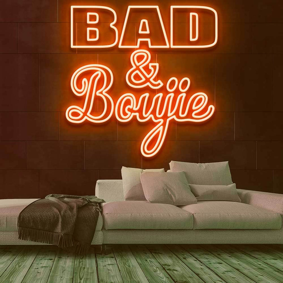Bad and Boujie Neon Sign – Canvas Freaks