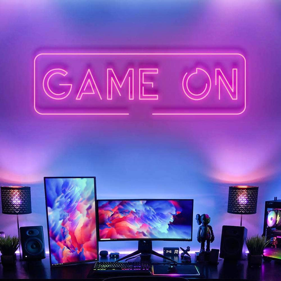 Game On Neon Sign – Canvas Freaks
