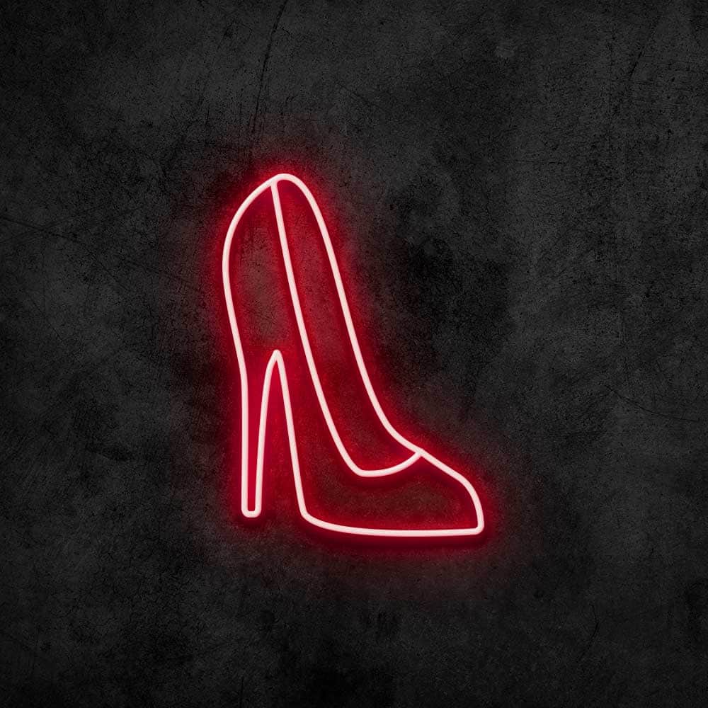 Stiletto Heel Neon Sign – Canvas Freaks