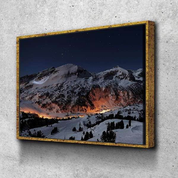 Snow Mountain Wall Art – Canvas Freaks