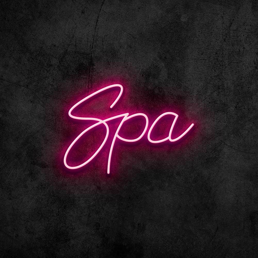 Spa Neon Sign – Canvas Freaks