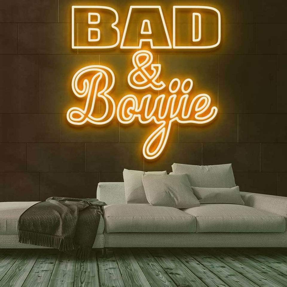 Bad and Boujie Neon Sign – Canvas Freaks