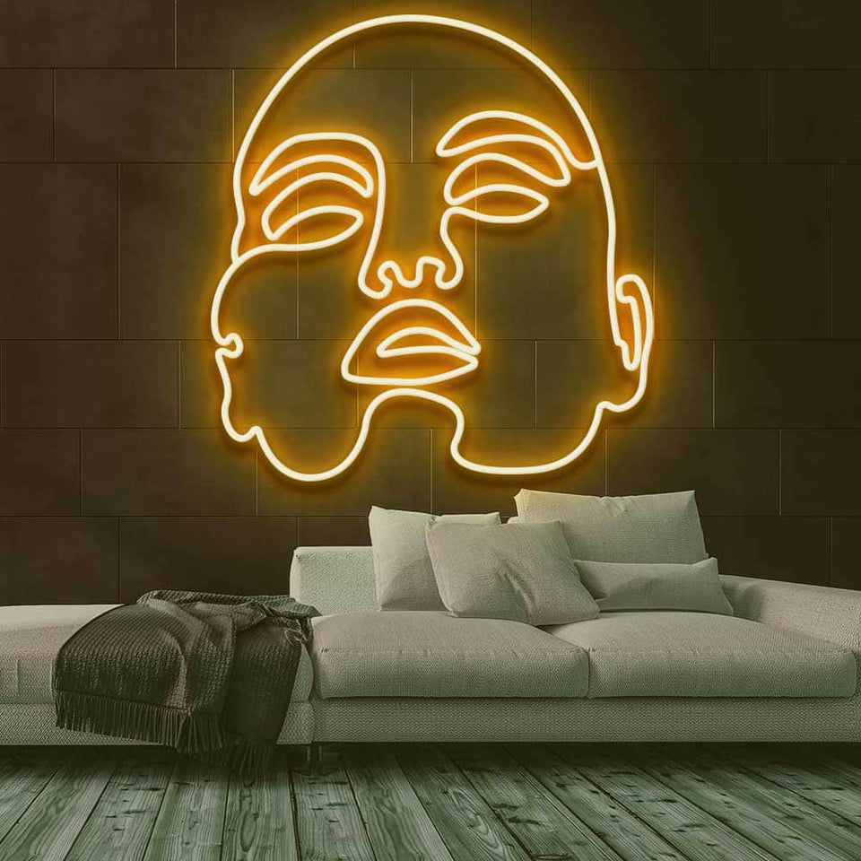 Face Neon Sign – Canvas Freaks
