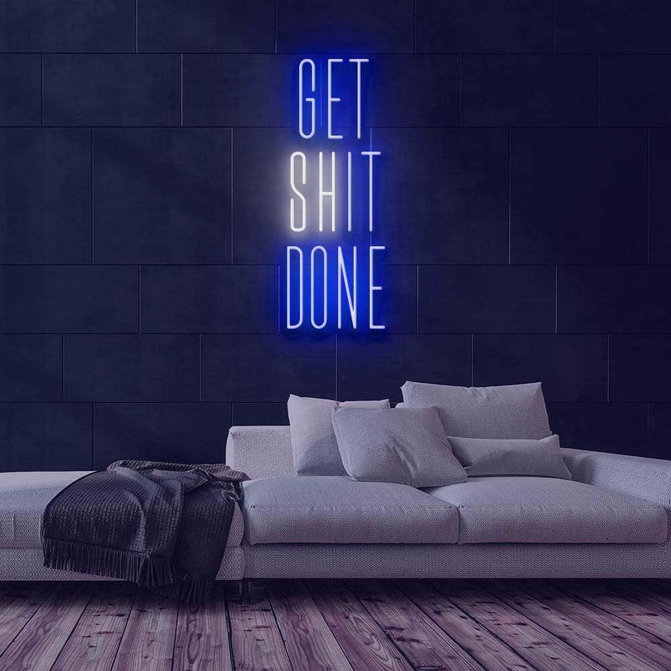 Get Shit Done Neon Sign – Canvas Freaks