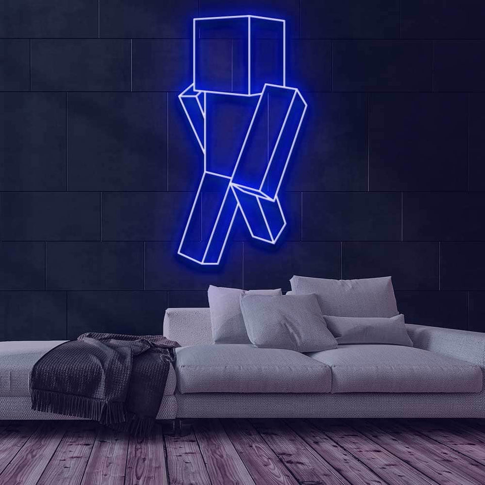 Minecraft Neon Sign – Canvas Freaks