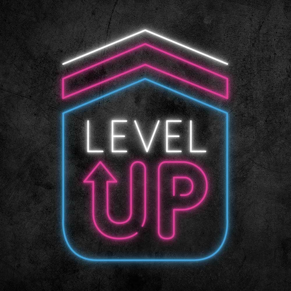Level Up Neon Sign – Canvas Freaks