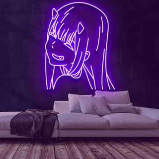 Zero Two Neon Sign – Canvas Freaks