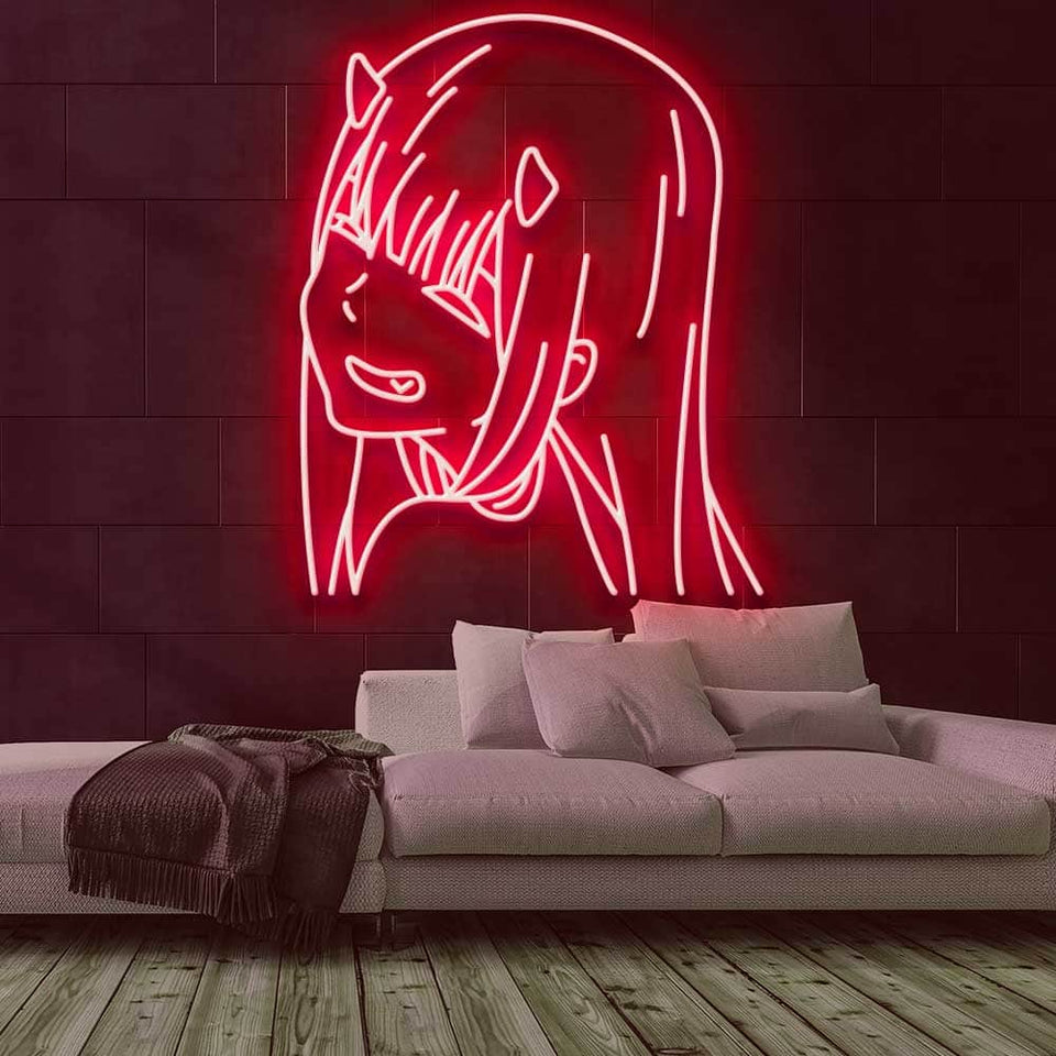 Zero Two Neon Sign – Canvas Freaks