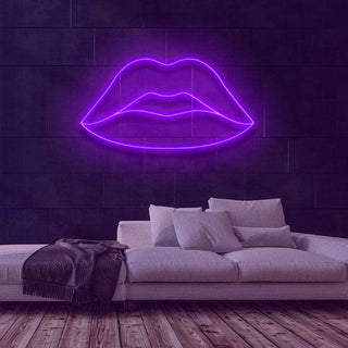 Pucker Up Neon Sign – Canvas Freaks