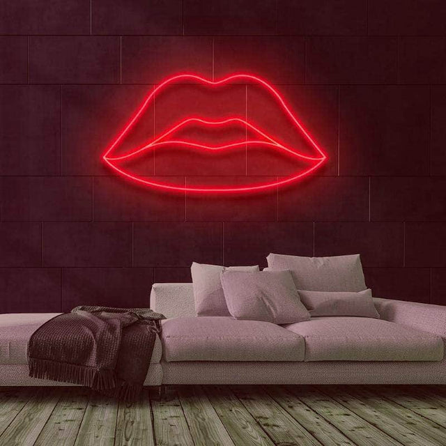 Pucker Up Neon Sign – Canvas Freaks