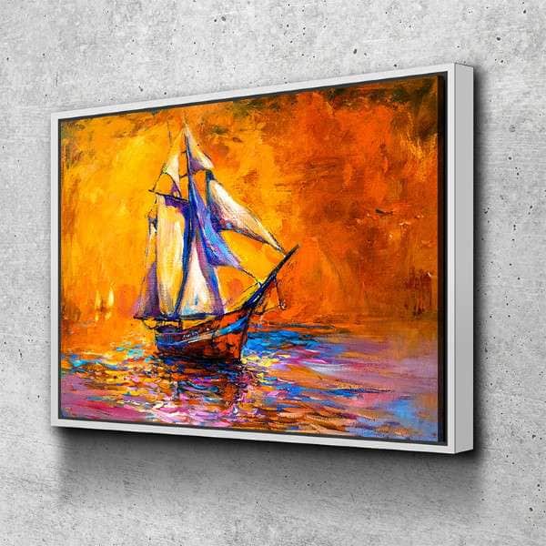 Sailing Abstract Wall Art – Canvas Freaks