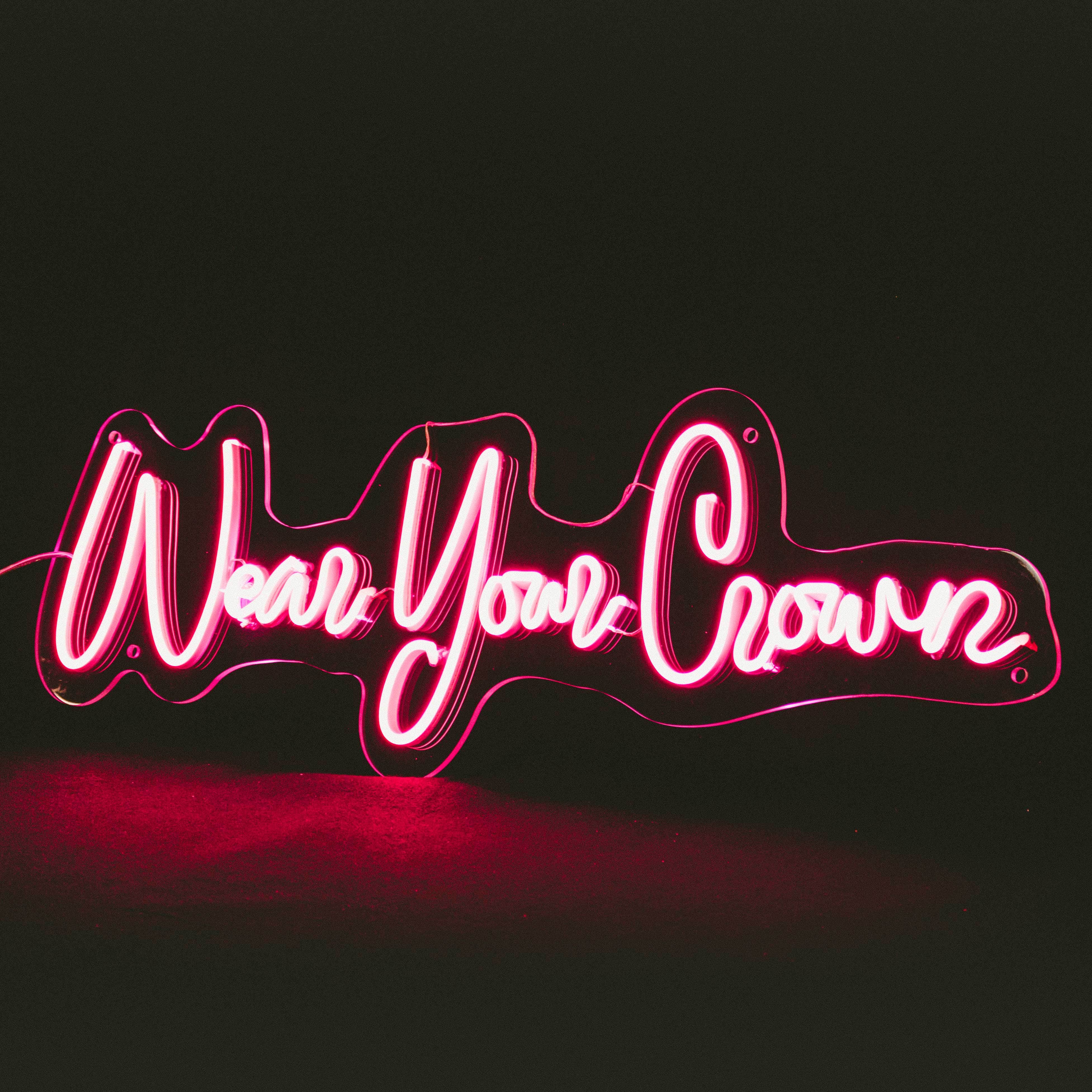 Wear Your Crown Neon Sign – Canvas Freaks